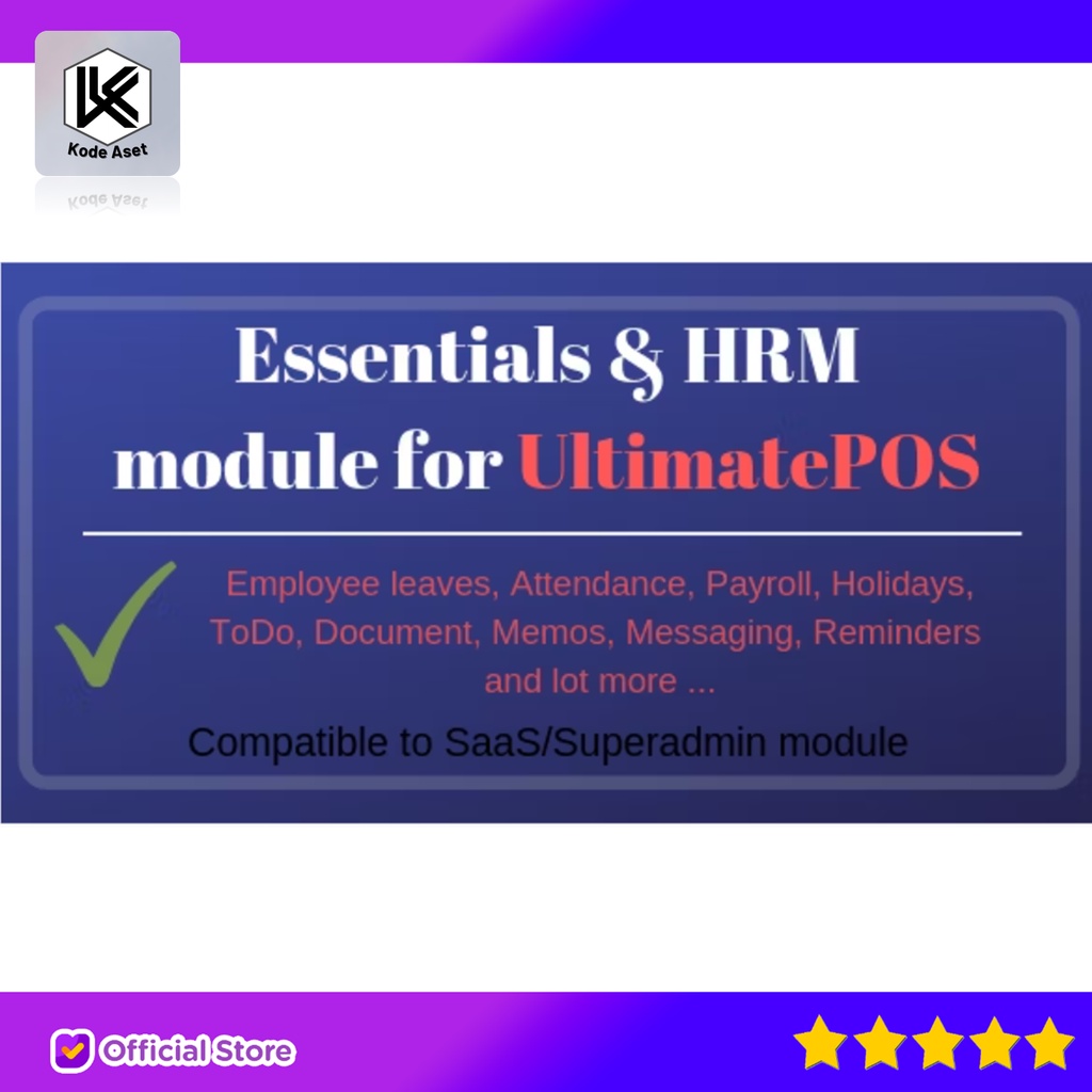 Jual SOURCE CODE APLIKASI ESSENTIALS & HRM (HUMAN RESOURCE MANAGEMENT ...