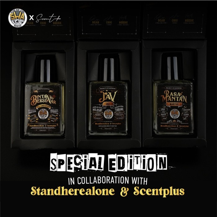Jual STAND HERE ALONE (SHA) X SCENTPLUS PARFUME SPESIAL EDITION ...