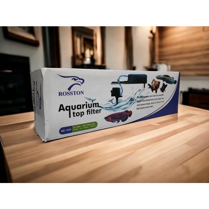 Jual ROSSTON RB 1200 RB1200 PAKET Mesin Pompa FILTER ATAS Top Box ...