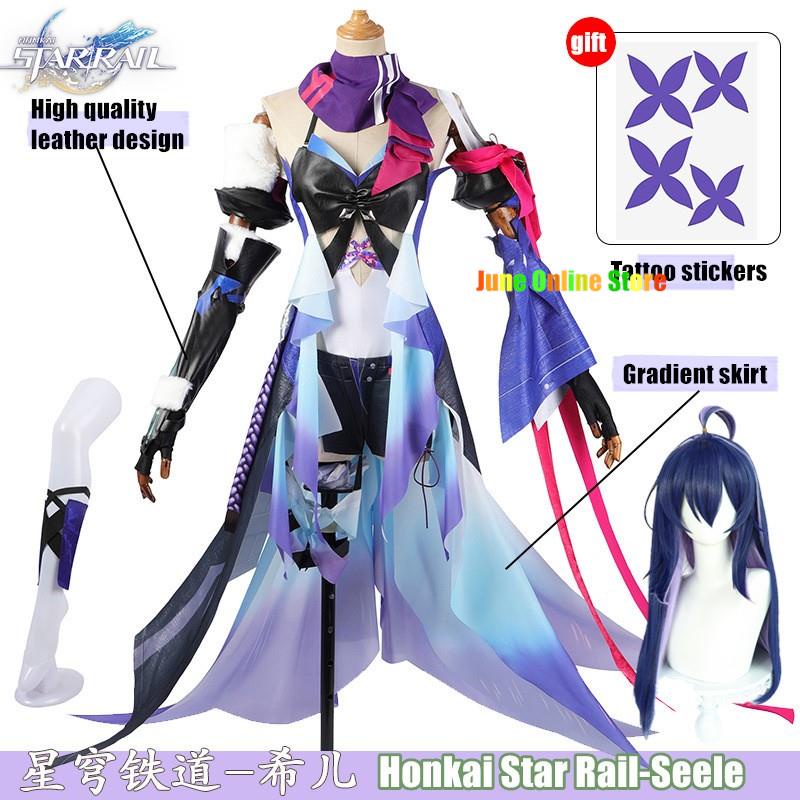 Jual PREORDER Seele Cosplay Wig Costume New Game Honkai Star Rail Cosplay Wigs Honkai Star Rail ...