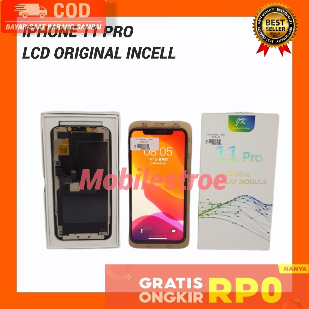 Jual LCD + TOUCHSCREEN IP 11 PRO INCELL JK/ZY | Shopee Indonesia