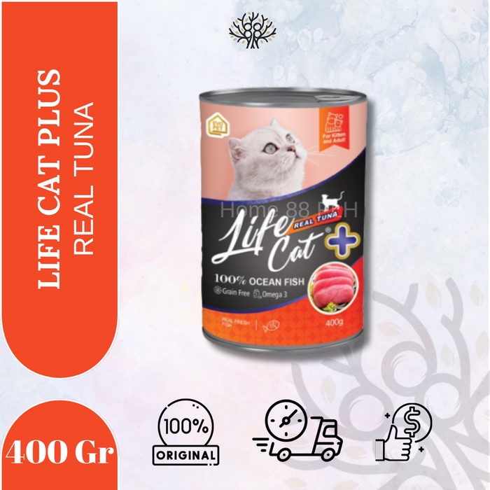 Jual Life Cat LifeCat Plus Kaleng 400 Gr Makanan Basah Kucing Wet Cat ...