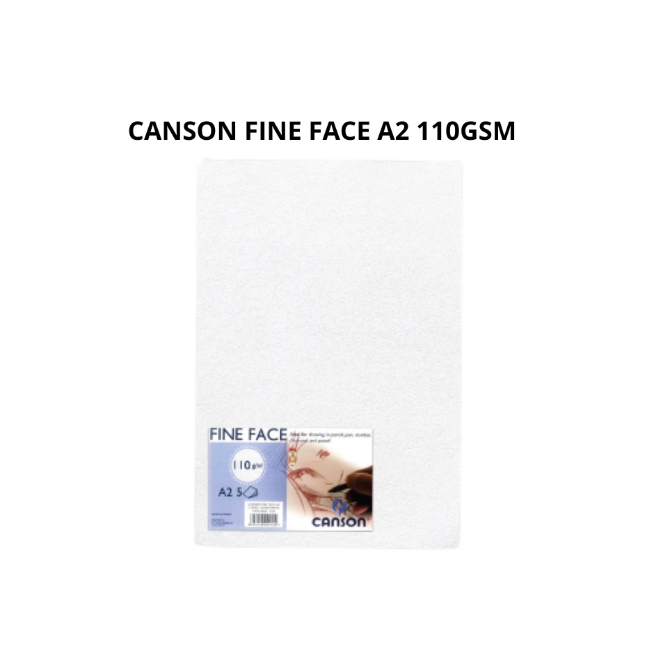 Jual CANSON FINE FACE PAPER A2 / CANSON FINE FACE 110 GSM A2 / CANSON ...