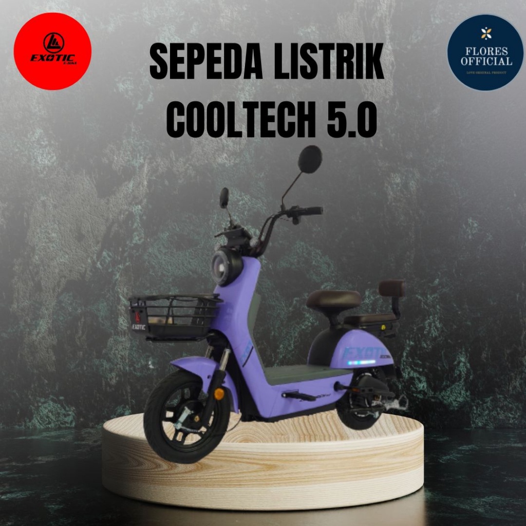 Jual SEPEDA LISTRIK EXOTIC COOLTECH 5.0 Garansi Resmi | Shopee Indonesia
