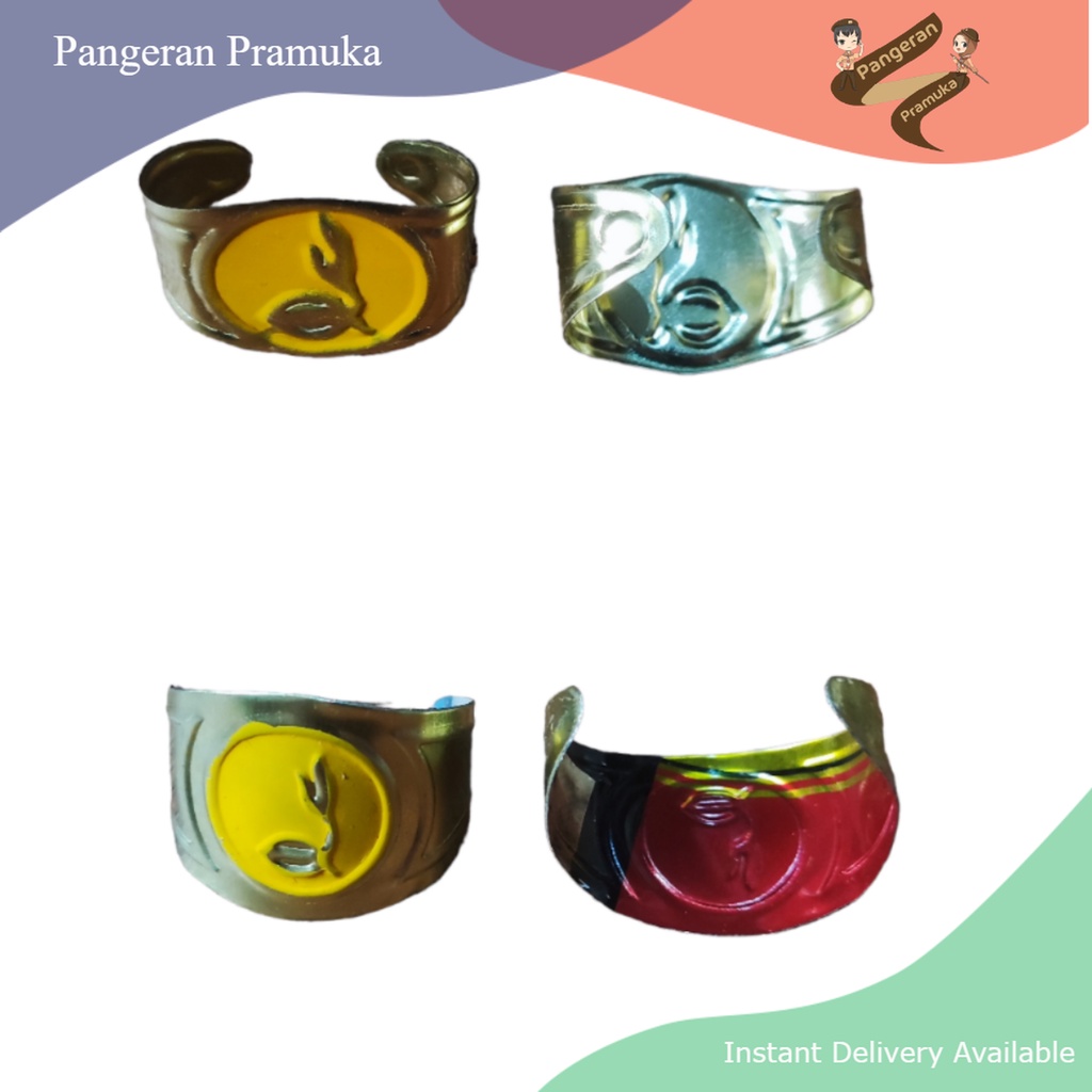 Jual Ring Seng Besi Kuning Penegak Kacu Pramuka | Shopee Indonesia