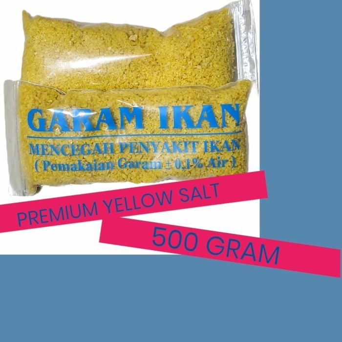 Jual GARAM IKAN KUNING 500 GR / GARAM IKAN KARANTINA / YELLOW SALT ...