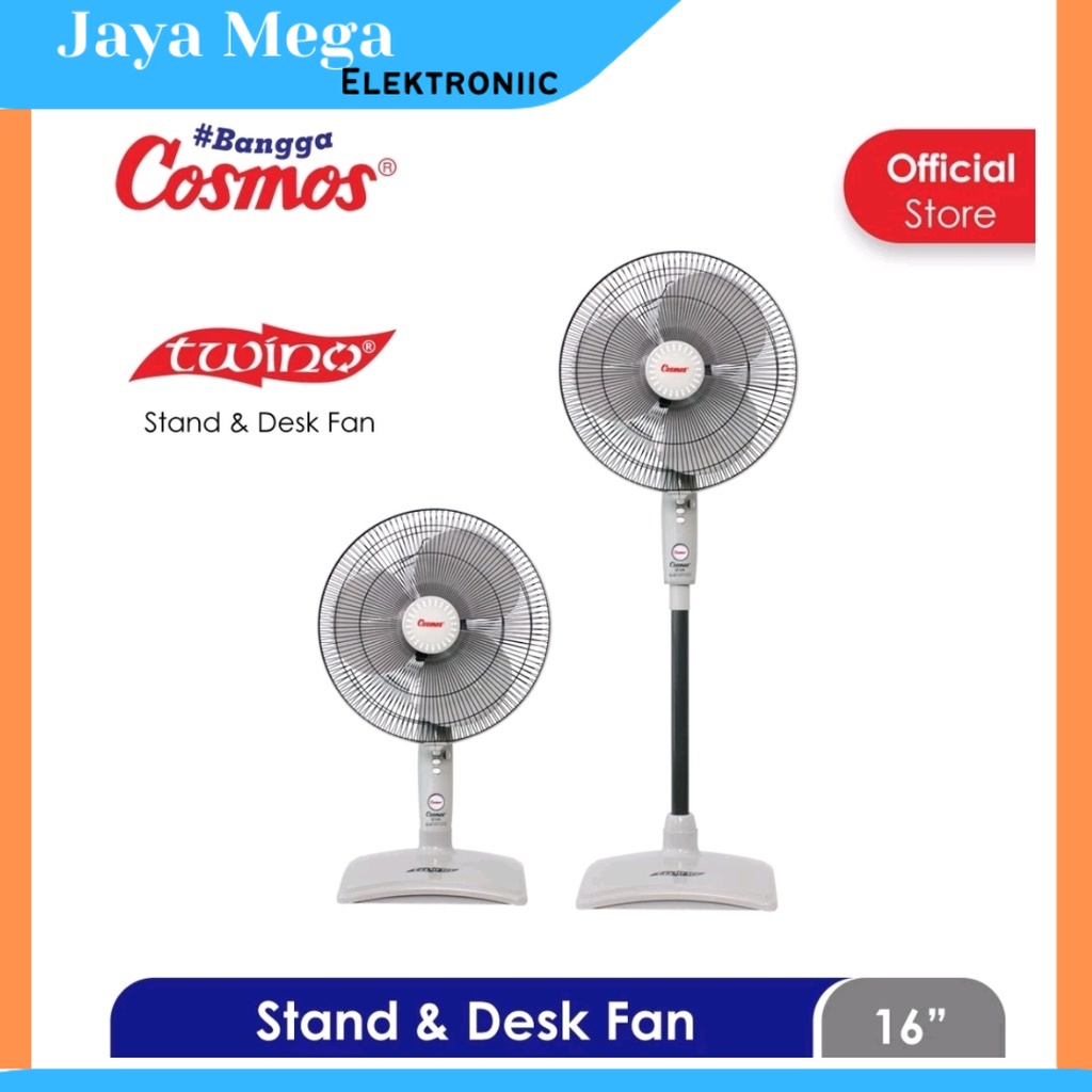 Jual COSMOS 16 inch Kipas Angin 2 in1 (Stand & Desk) 16-SN/16-SDB/16 ...