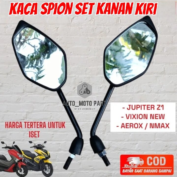 Jual kaca spion yamaha nmax aerox lexy xride vixion new jupiter mx king ...