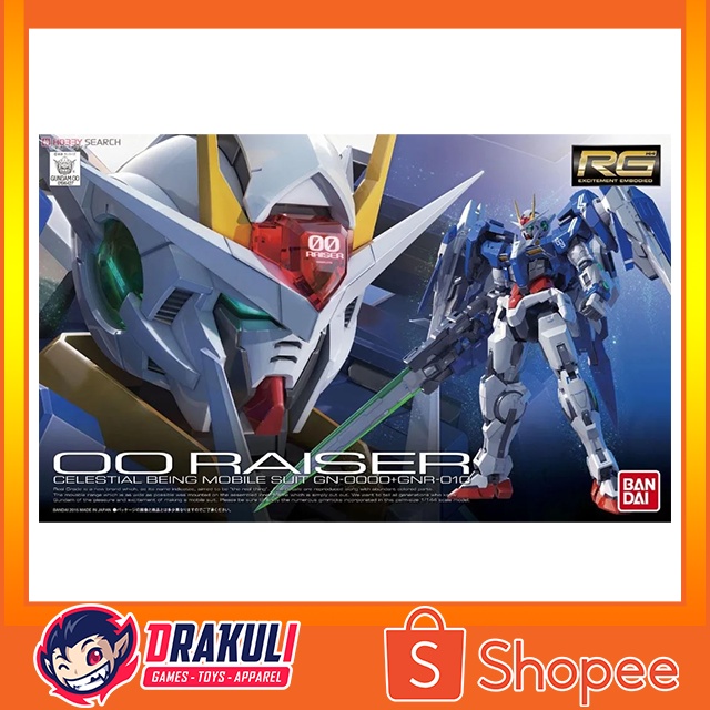 Jual Drakuli HQ BANDAI Plamo RG OO Raiser Gundam 18 | Shopee Indonesia