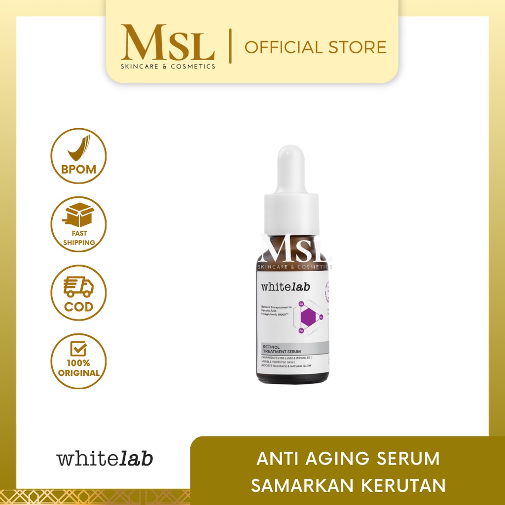 Jual MSL - WHITELAB Retinol Treatment Serum Original - Whitelab Serum ...