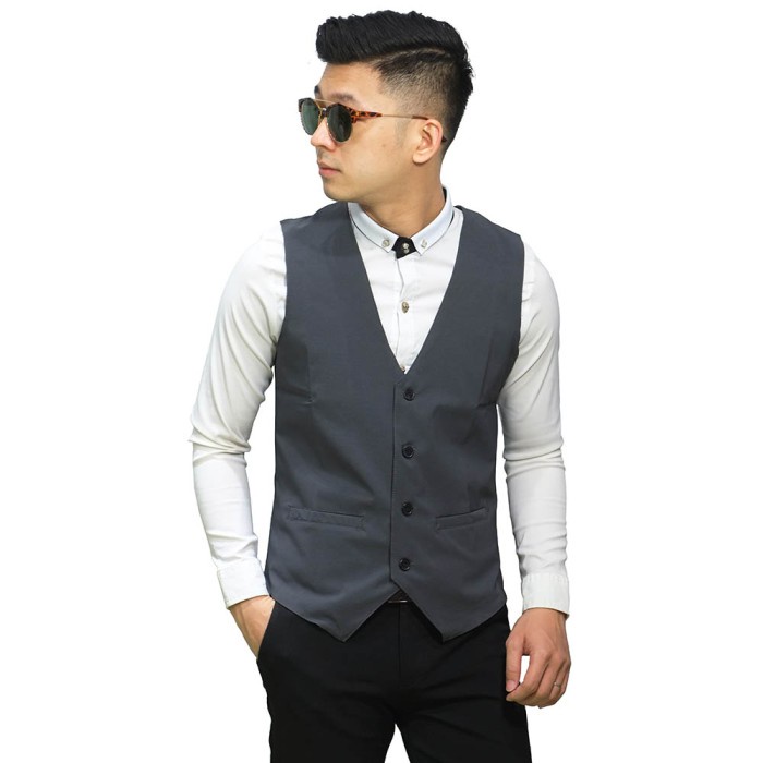 Jual best -Vest Formal-Waistcoat Rompi Dalaman Jas Pria/Groomsmen ...
