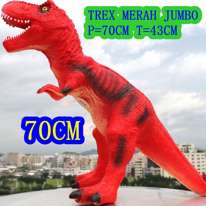 Jual promosi MAINAN DINOSAURUS TYREX BIG SIZE 70CM T-REX JUMBO SUPER BESAR - TREX MRH70 | Shopee ...