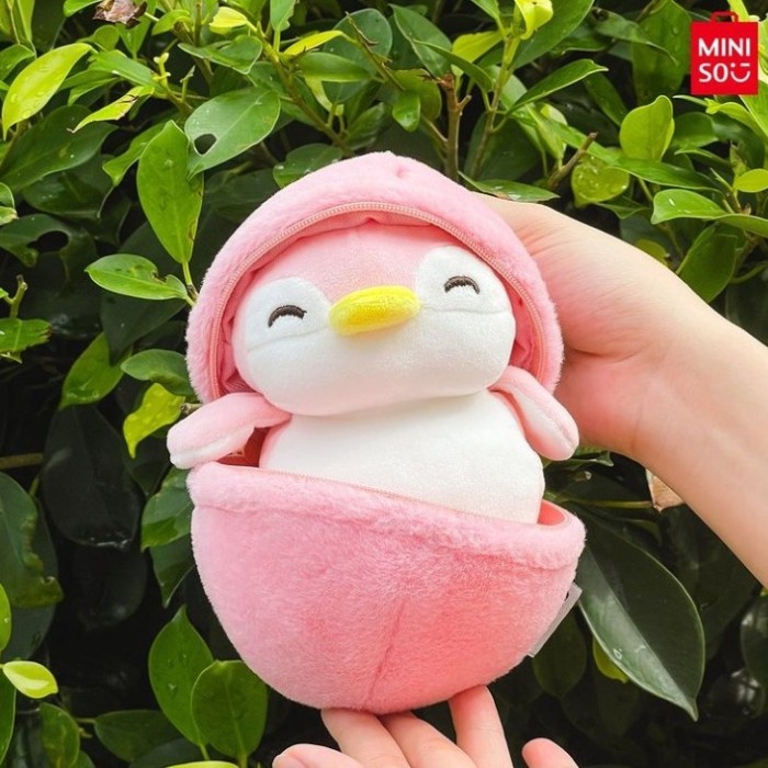 Jual JF76 MINISO Boneka buah Isi pinguin lucu - surprise ball ...