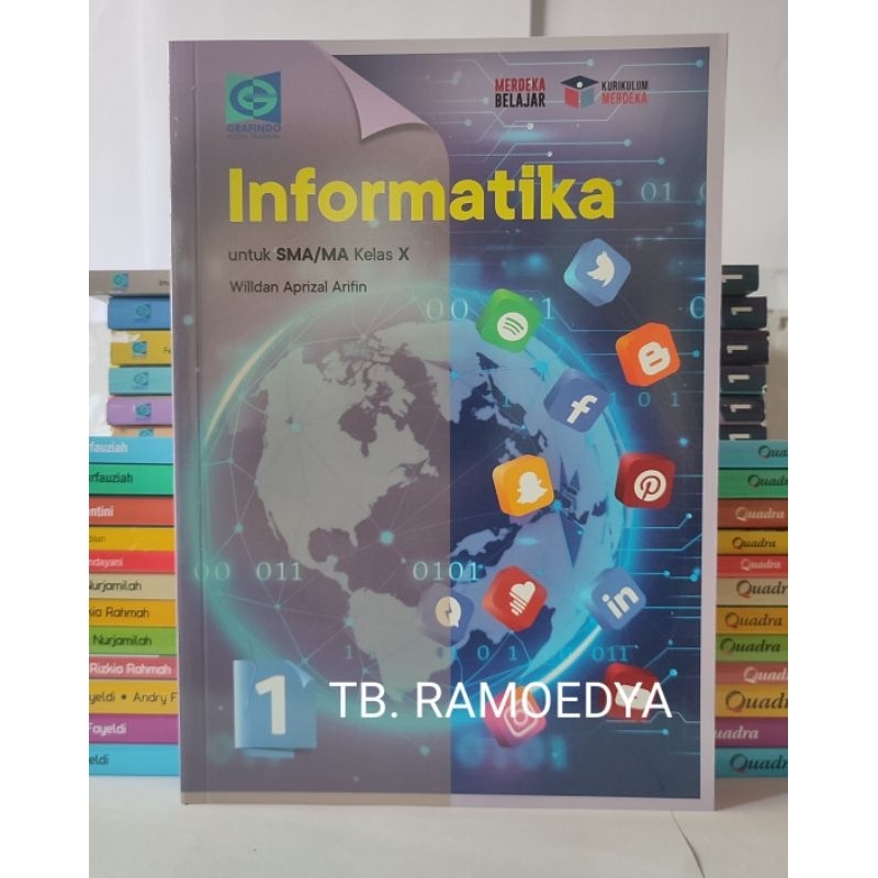 Jual Buku Informatika SMA/MA kelas X Kurikulum Merdeka Grafindo ...
