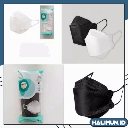 Jual HL155 Masker KF94 Kemasan Plastik 4 Ply Isi 10 Pcs Protective Mask ...