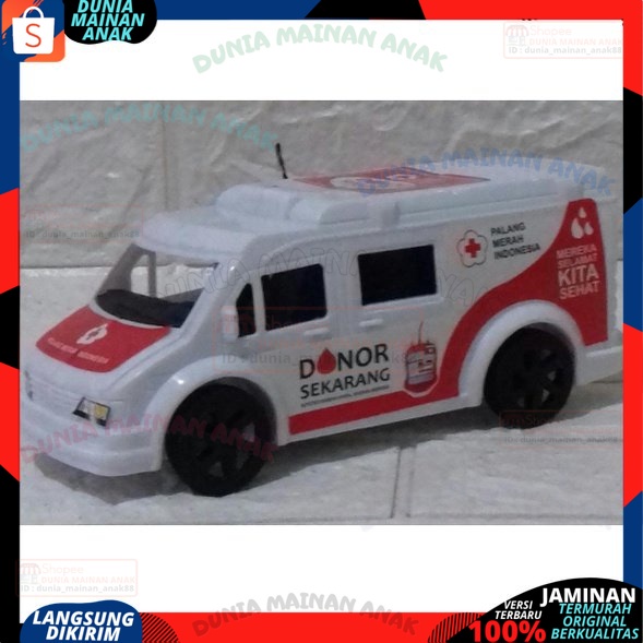 Jual MAINAN ANAK MOBIL PMI DONOR SEKARANG OCT 5329 MOBILAN VAN STATION ...