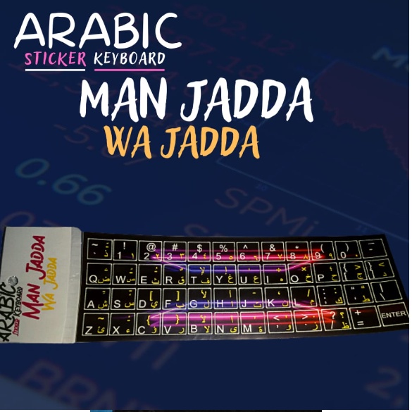 Jual stiker keyboard arab STIKER ARABIC LAPTOP PC Sticker Kibot Font ...