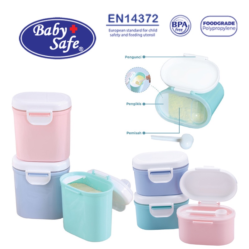 Jual Baby Safe Kotak Susu Portable Tempat Penyimpanan Susu Bubuk Bayi ...