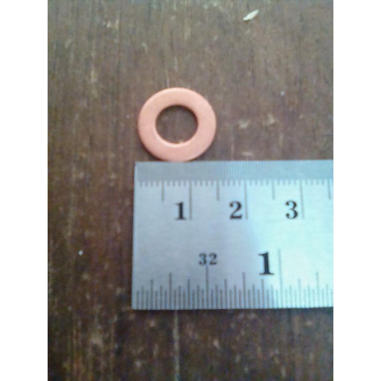 Jual Oring Ring Kuningan Washer Badan Baut 8 mm Kunci 12 mm Tembaga GAP ...