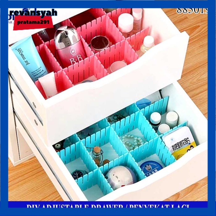 Jual DIY Grid Drawer Divider Penyekat Laci Box Sekat Laci Partisi Laci ...