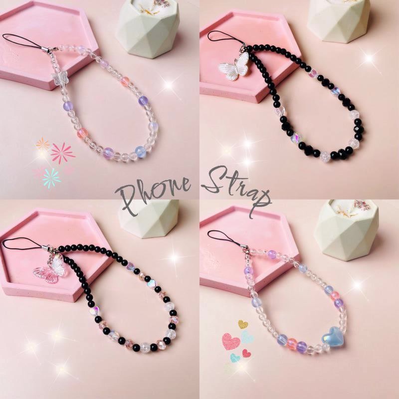Jual Korean Phone String/Key Strap/Gantungan HP bracelet gelang / Lanyard HP estetik / Phone ...