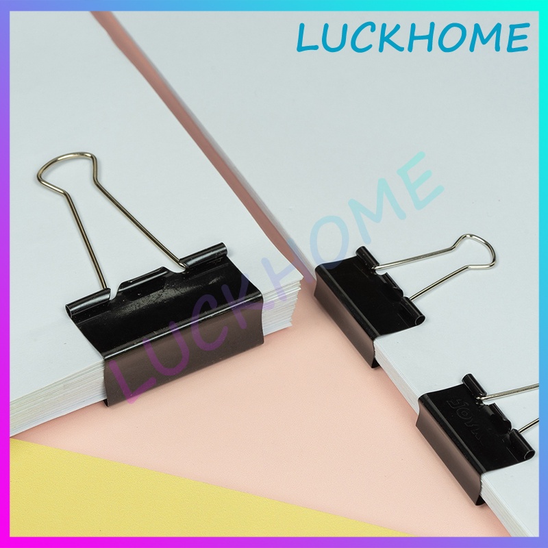 Jual Binder Klip Paper Clip Klip Penjepit Kertas Black Binder Clips ...