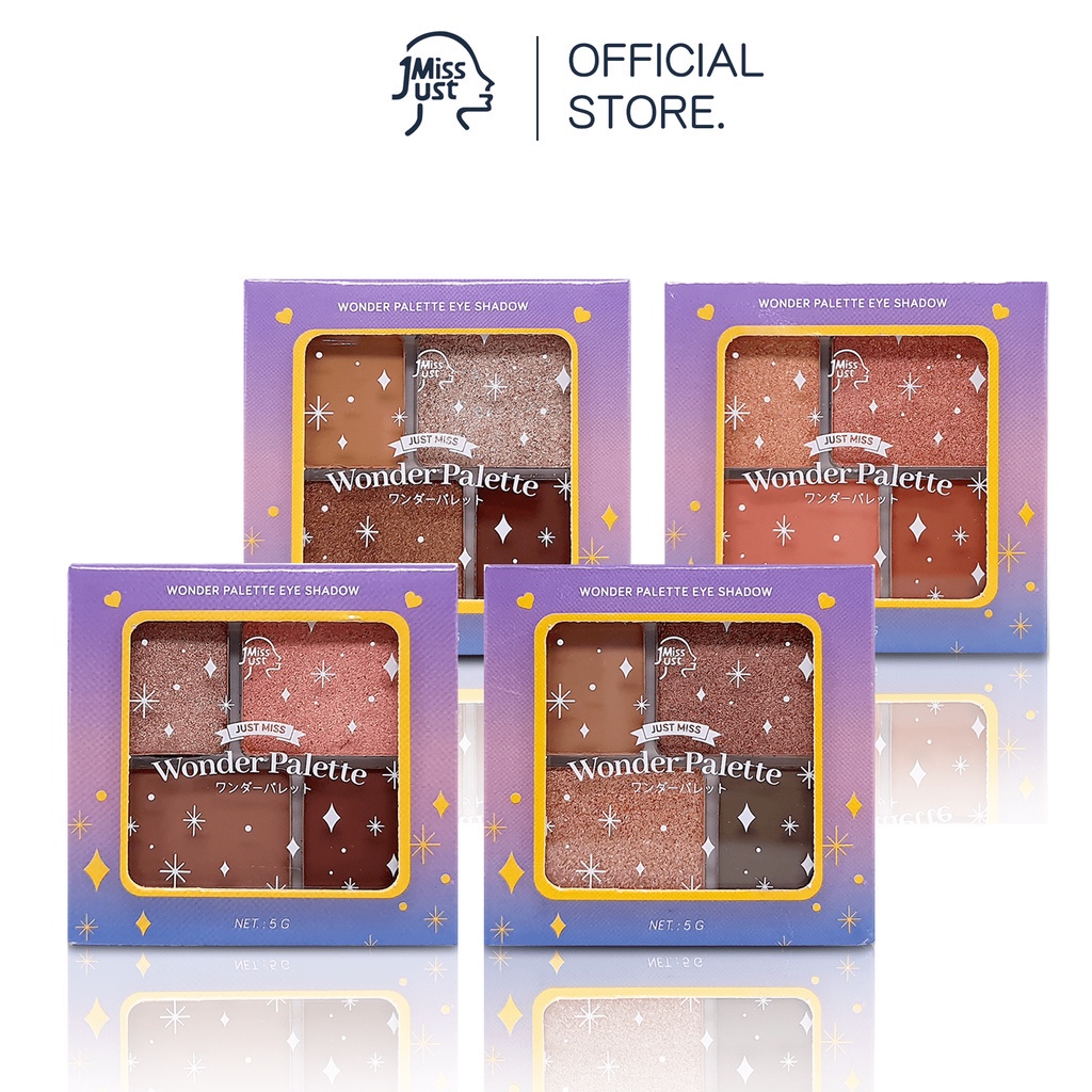 Jual Just Miss Wonder Palette Eye Shadow BPOM 5 g 4 Warna Makeup Mata ...