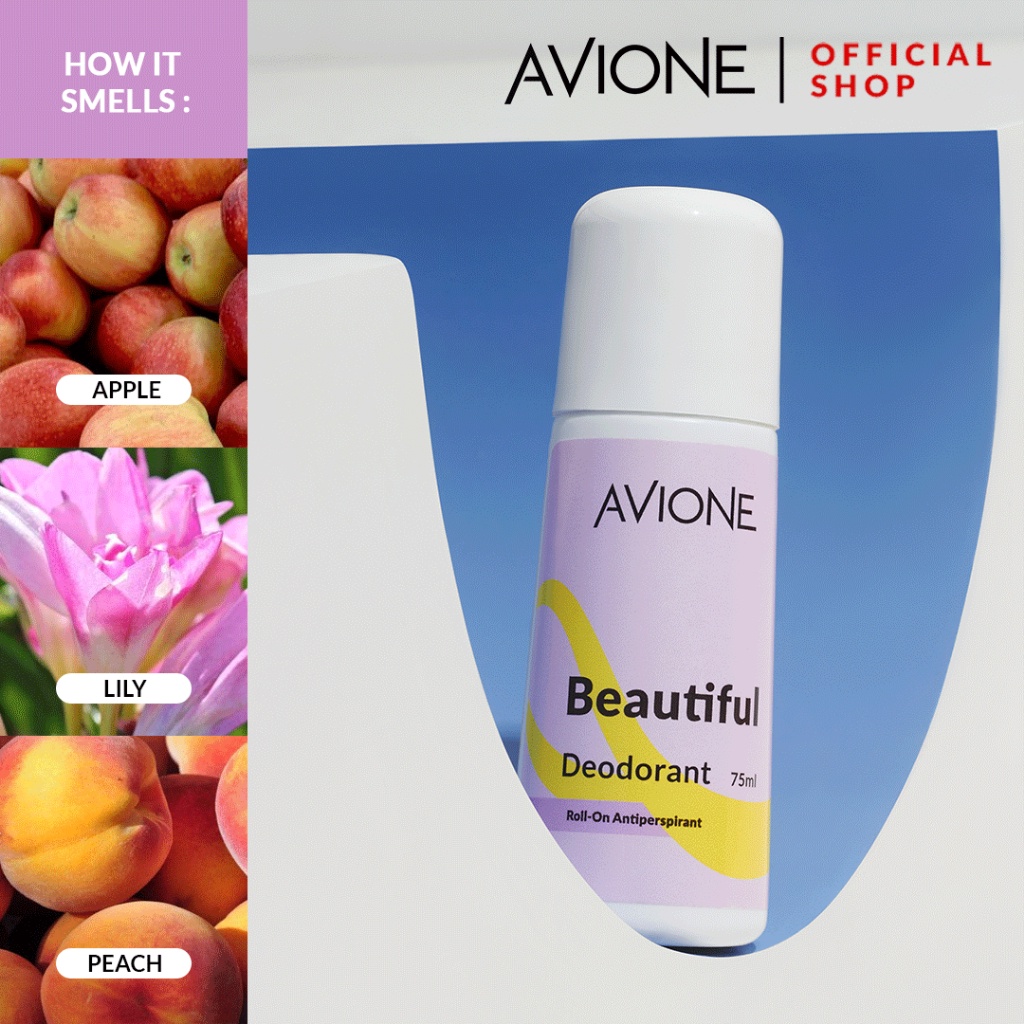 Jual Avione Roll-On Antiperspirant Deodorant 75ml | Shopee Indonesia