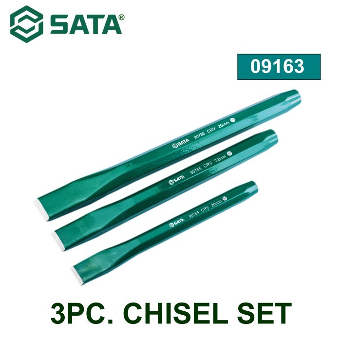 Jual SATA Pahat isi 3 pcs 09163 - 3PC. Chisel Set | Shopee Indonesia