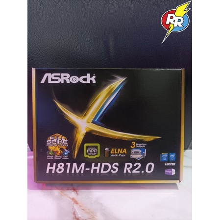 Jual Motherboard Mobo Mainboard ASRock H81 1150 Tipe H81M-HDS R2.0 Ada ...