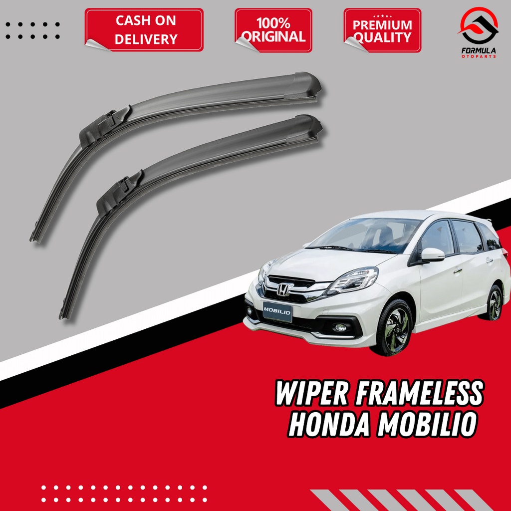 Jual Wiper Frameless Mobil Honda Mobilio ( 1 SET ) Kiri dan Kanan Tanpa ...