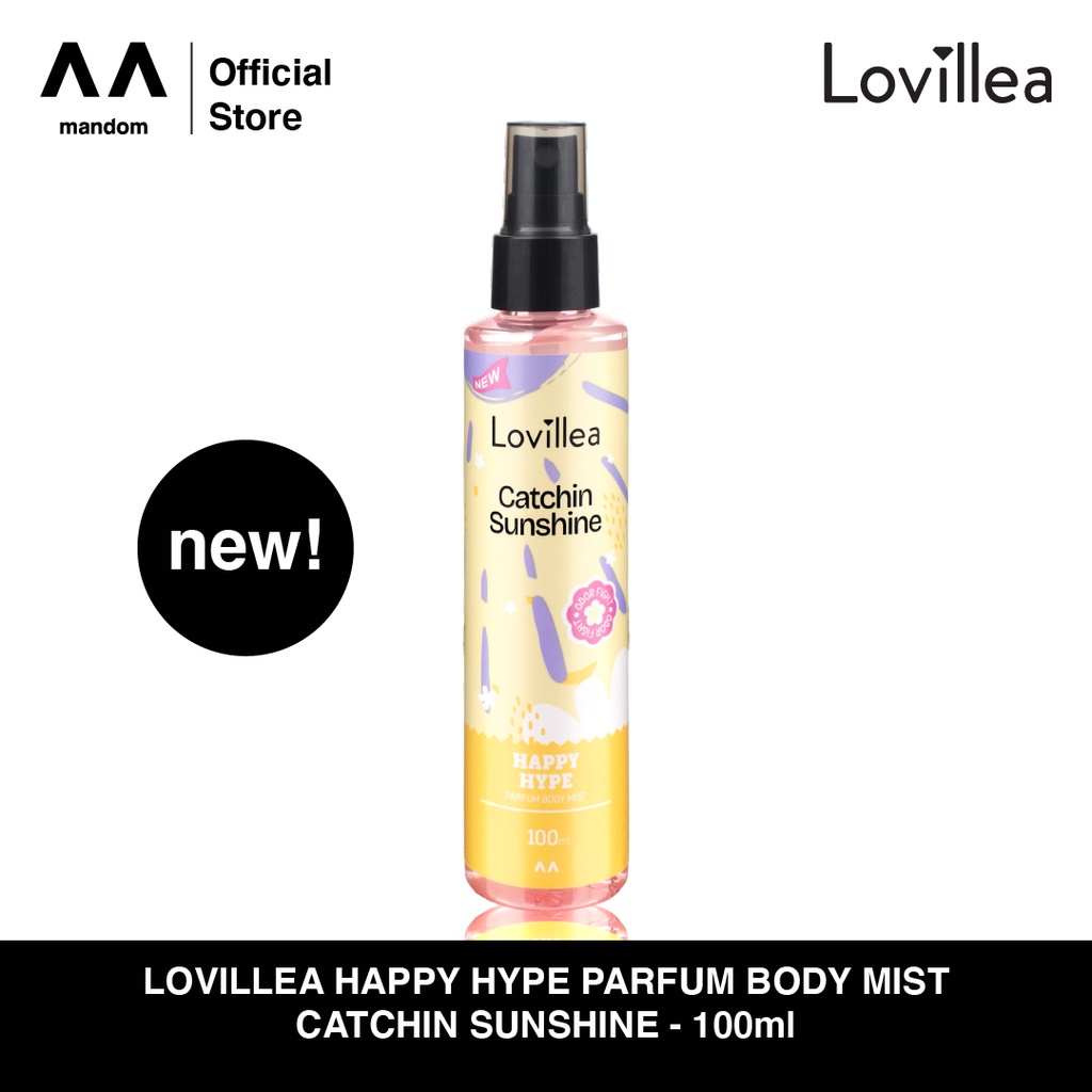 Jual LOVILLEA HAPPY HYPE PARFUM BODY MIST CATCHIN SUNSHINE 100ML ...