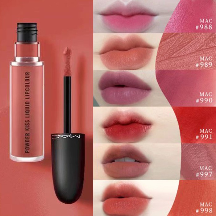 Jual [ 100% ORI ] MAC Powder Kiss Matte Liquid lipstick 5 ml / 997 987 ...