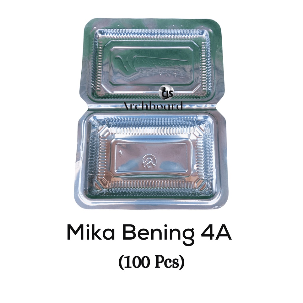 Jual Mika Bening 4A - Plastik Mika Kemasan Kue 4A ( 100 Pcs) | Shopee ...