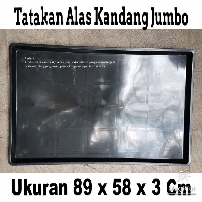 Jual Tatakan/Baki/Tray/Alas Kandang Lipat ukuran 89x58x3.5 cm jumbo ...