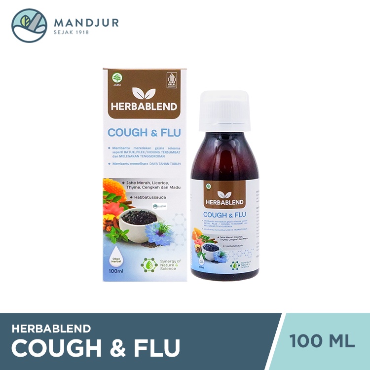 Jual Herbablend Cough & Flu 100 mL - Meredakan Batuk dan Flu | Shopee ...