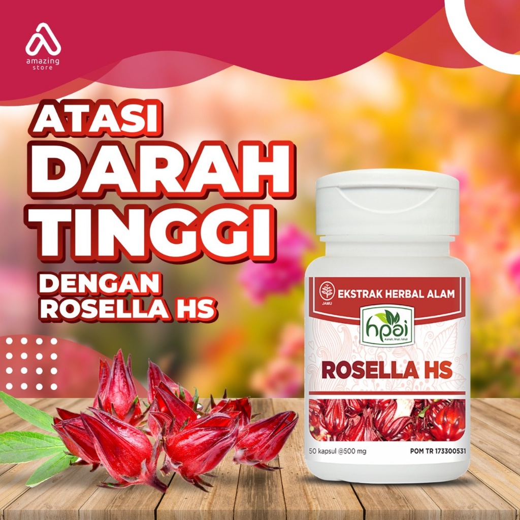 Jual ROSELLA HS - Herbal Hipertensi Obesitas Kolestrol - Hni Bpom 333 ...