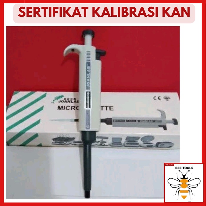 Jual micropipet 100 - 1000 ul Joanlab plus kalibrasi Sertifikat KAN ...