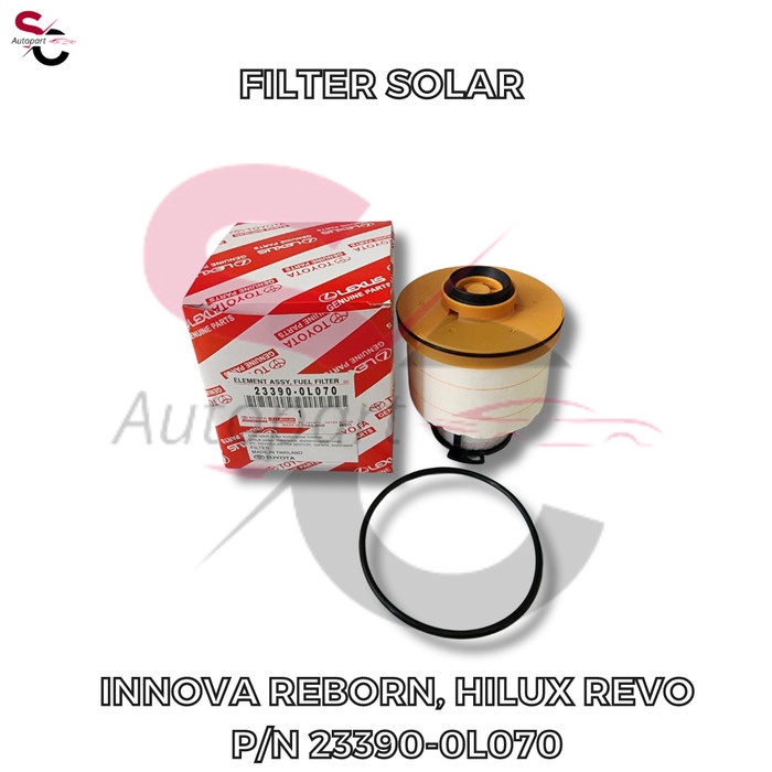Jual Filter Solar Innova Reborn Hilux Revo P/N 23390-0L070 | Shopee ...