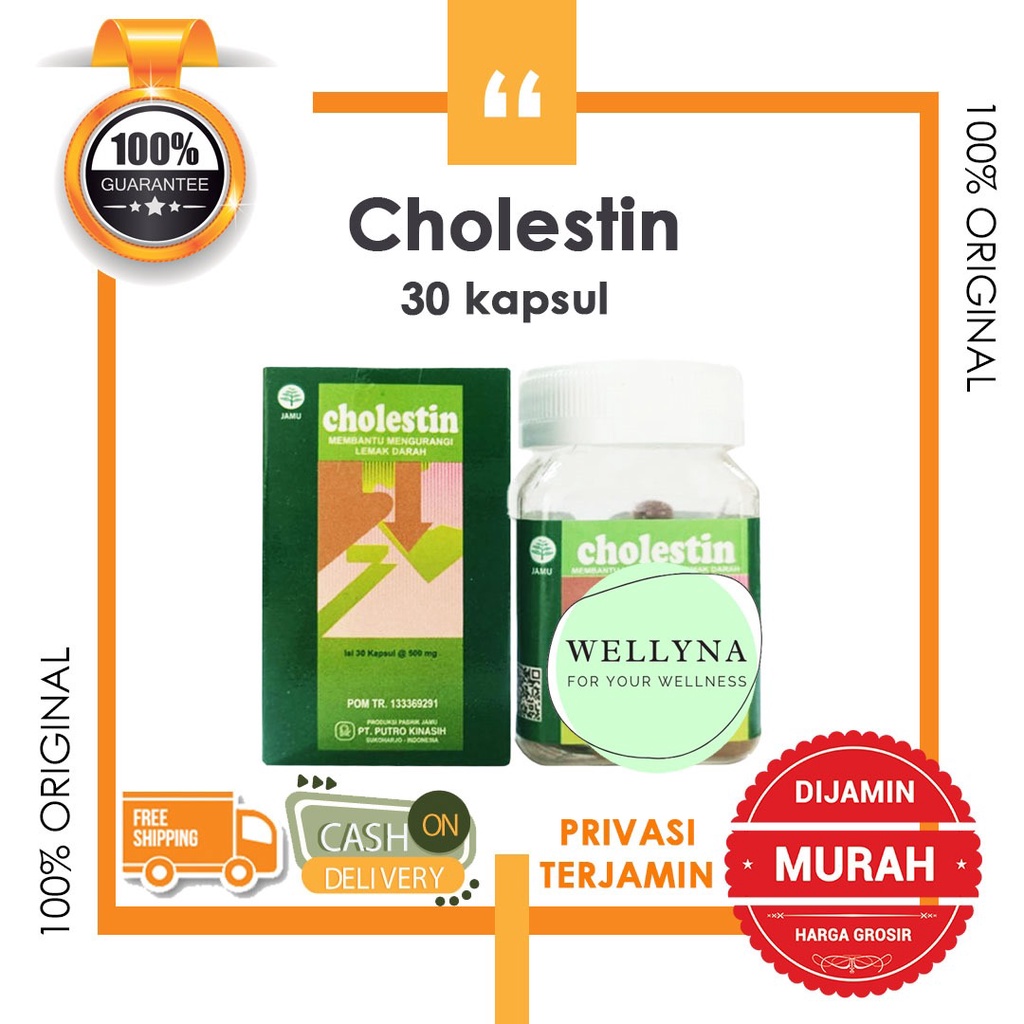 Jual Kapsul Cholestin - Obat Turunkan Kolesterol Ekstrak Angkak / Ragi ...