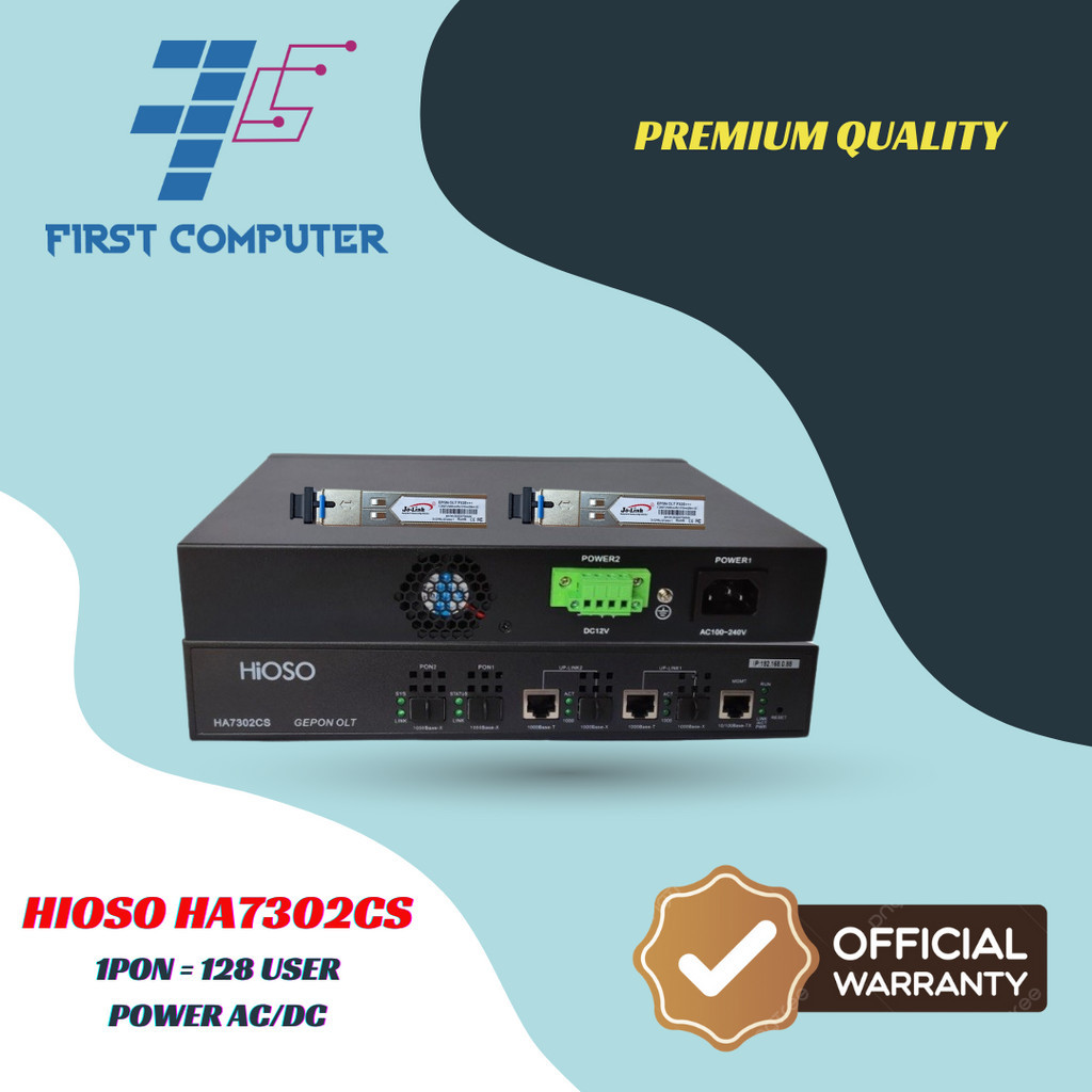 Jual OLT HIOSO HA7302CS 2 PON Power AC + DC | Shopee Indonesia