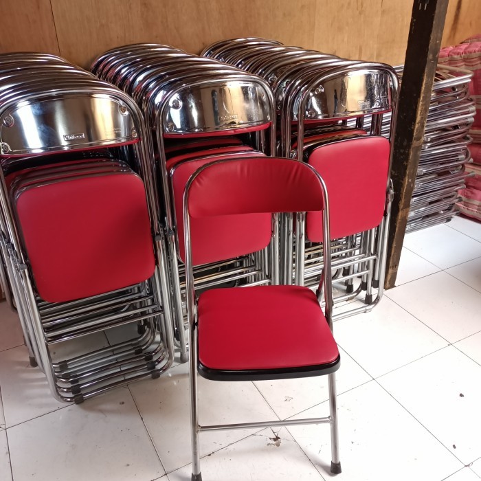 Jual kursi lipat chitose&futura - Merah | Shopee Indonesia