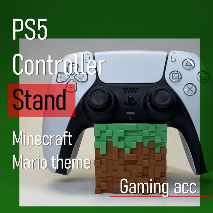 Jual PS5 Controller Stand Minecraft & Mario Dualsense DESKTOP Stick ...