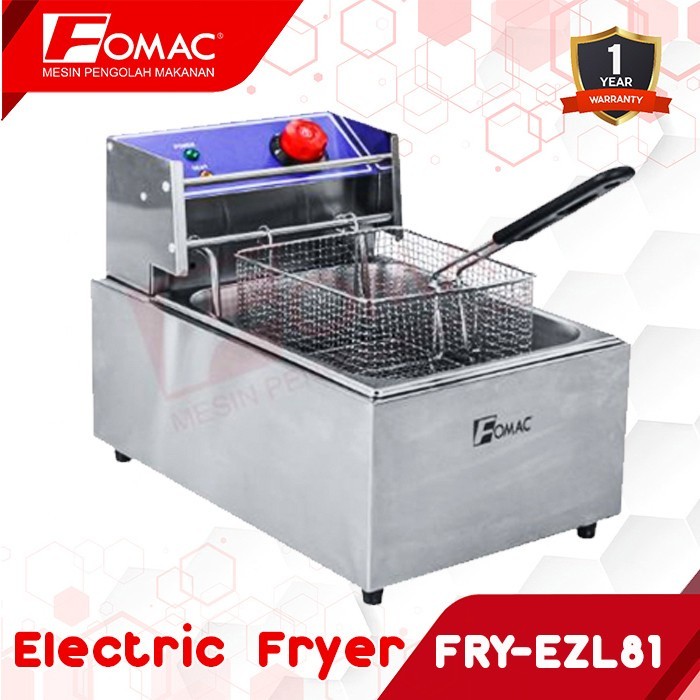 Jual FOMAC FRY-EZL81 Electric Deep Fryer Kompor Penggorengan Listrik 4 ...