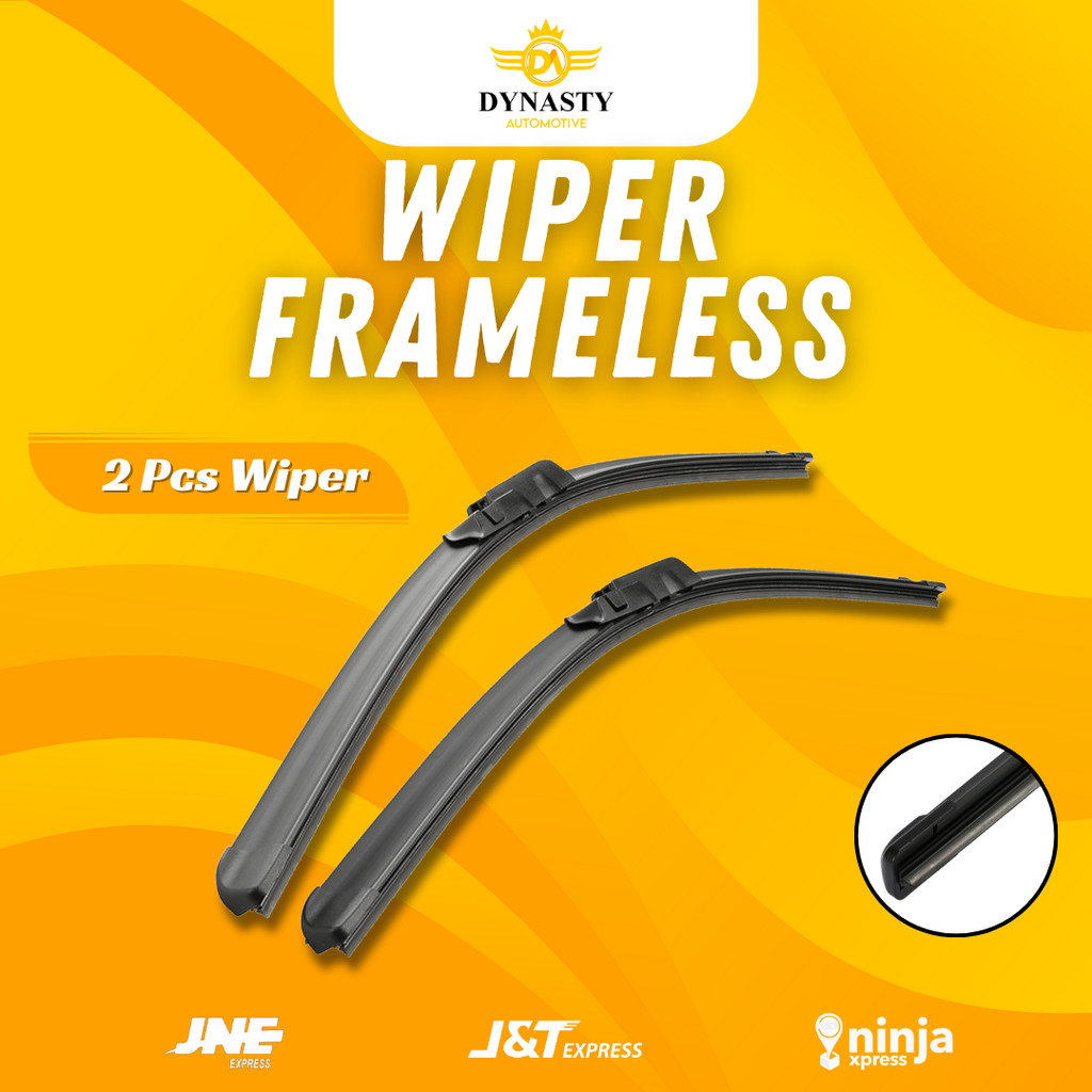 Jual 1 SET (2 PCS) Wiper Toyota Corolla Altis Model Frameless Tanpa Rangka Besi Sapuan Kaca ...