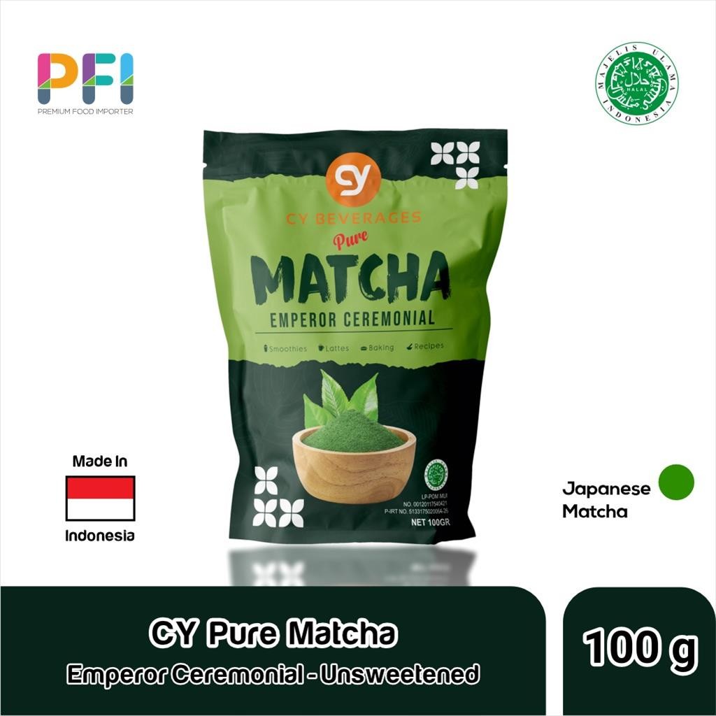 Jual CY Pure Matcha Emperor Ceremonial Powder 100g | Shopee Indonesia