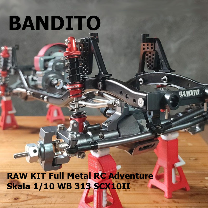 Jual BANDITO KIT RC Adventure SCX10ii Full Metal V1 1/10 313mm | Shopee ...