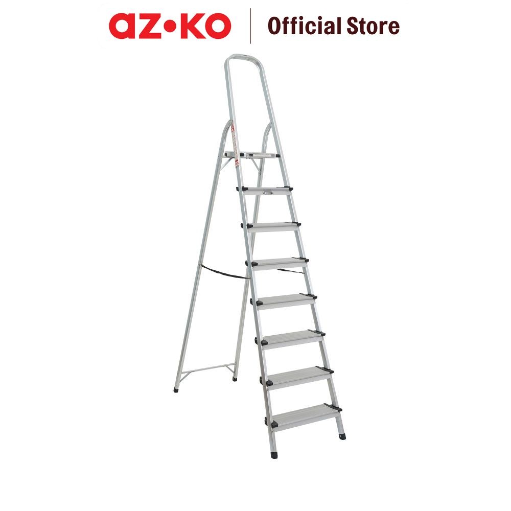 Jual AZKO Fixsteps Tangga Lipat Aluminium 8 Wide Step Multifunction ...