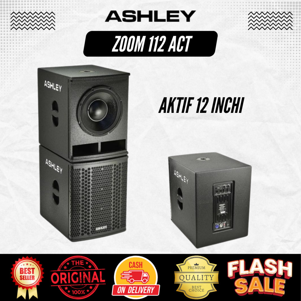 Jual Subwoofer Aktif Ashley Zoom 112 ACT | Shopee Indonesia