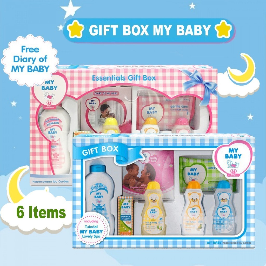 Jual My Baby Essentials Gift Box 6in1 Paket Perlengkapan Bayi - Paket ...